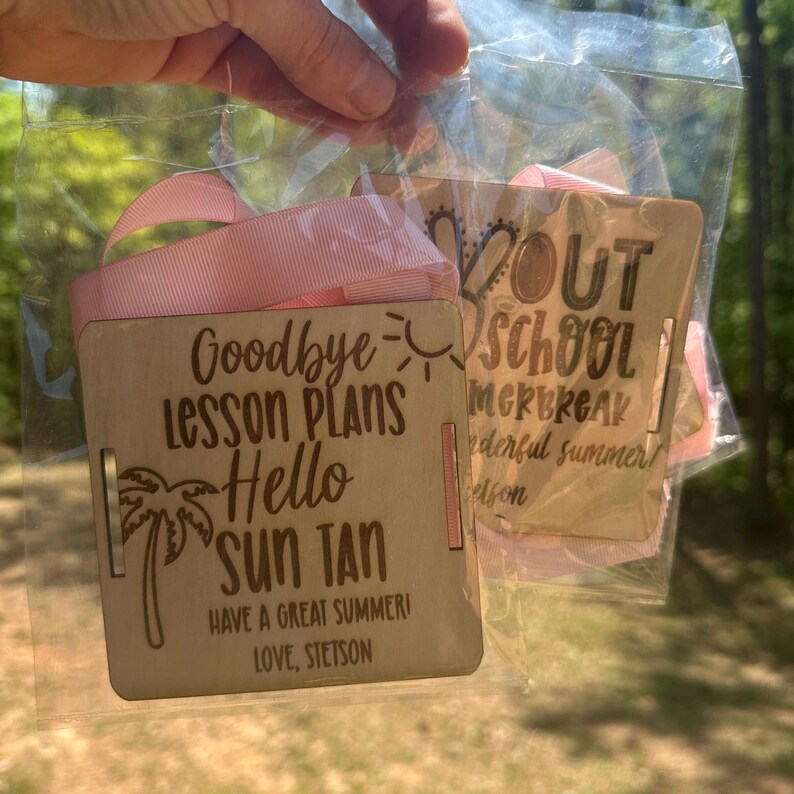 Teacher Appreciation Gift | Beach Towel Tag | Gift Tag for Teachers ...