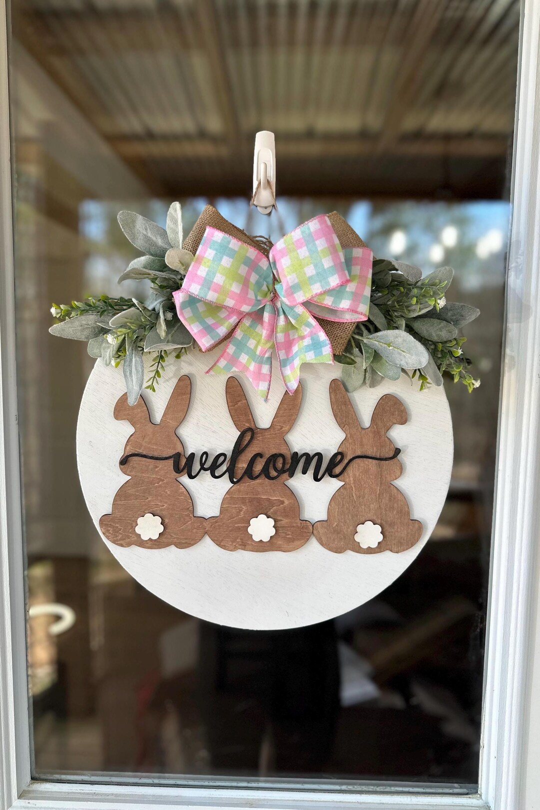 Easter Front Door Decor | Easter Door Hanger |front Door Sign| Easter ...