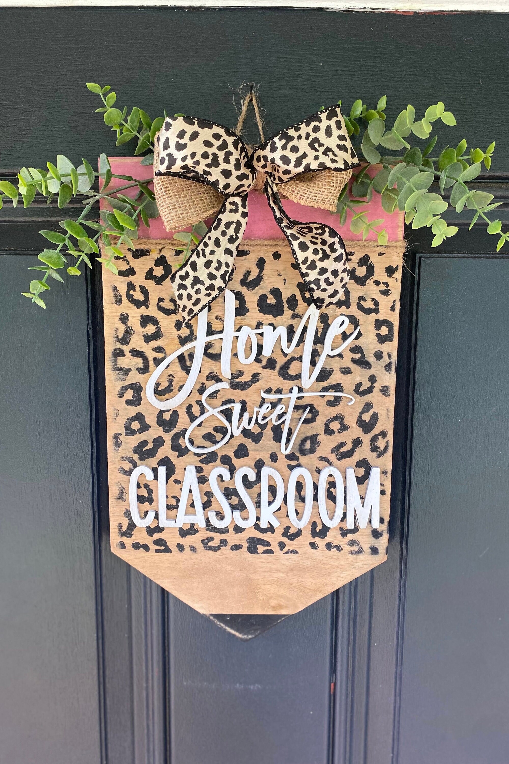 Pencil Door Hanger, Teacher Door Sign, Teacher Gift, Back to School ...