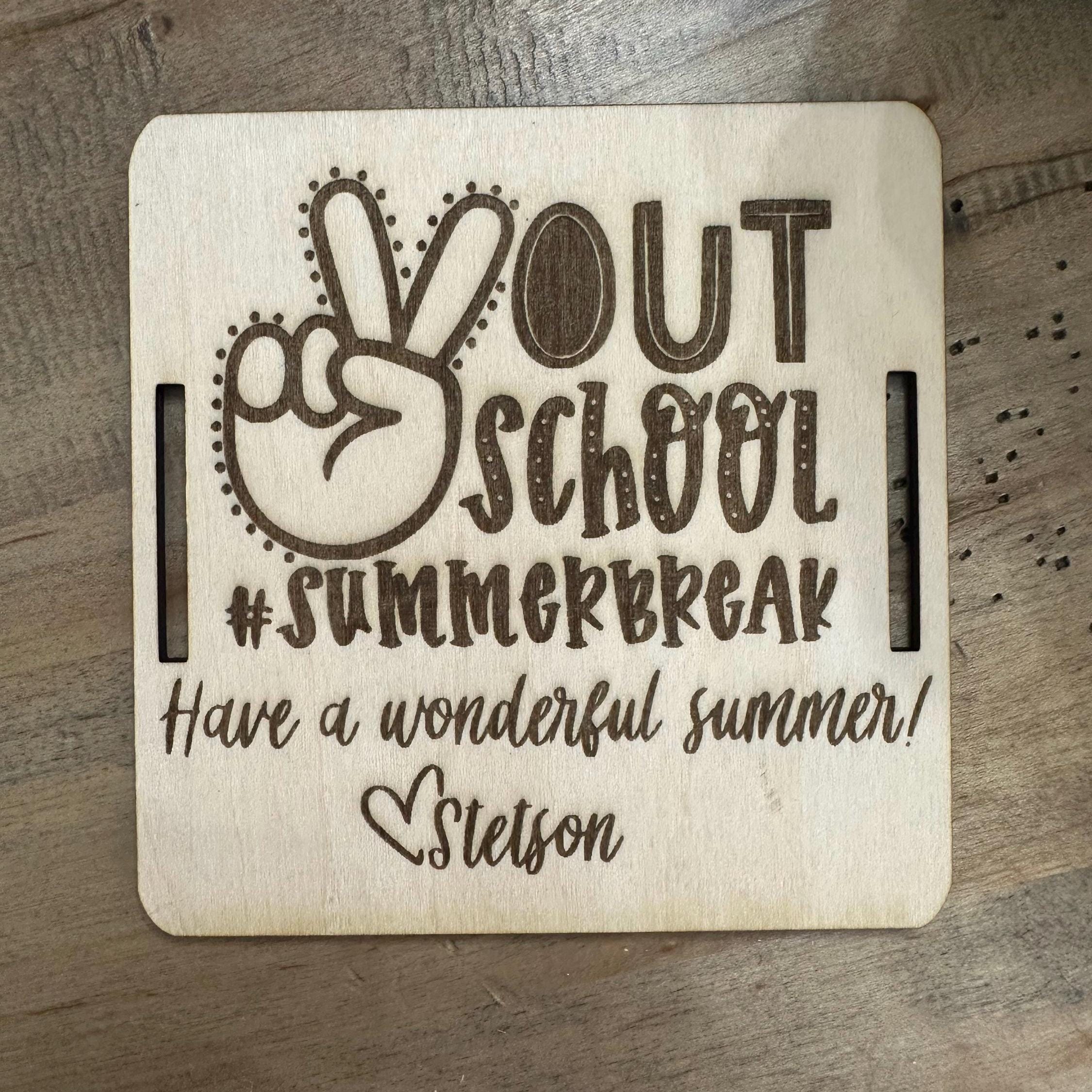 Teacher Appreciation Gift | Beach Towel Tag | Gift Tag for Teachers ...
