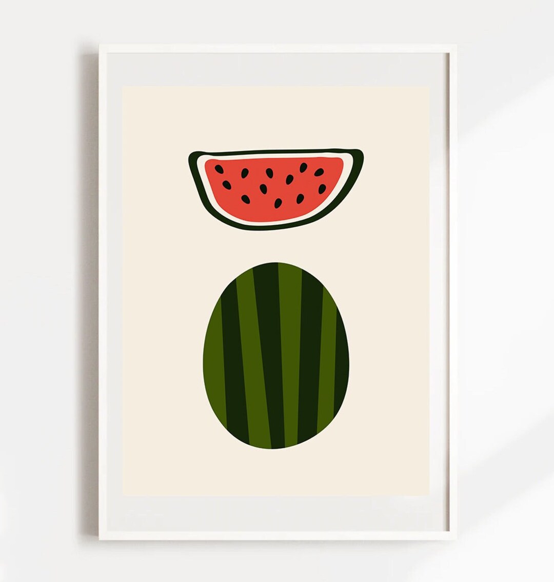 Watermelon Illustration Set, Arabic Poster Print Download, Museum ...