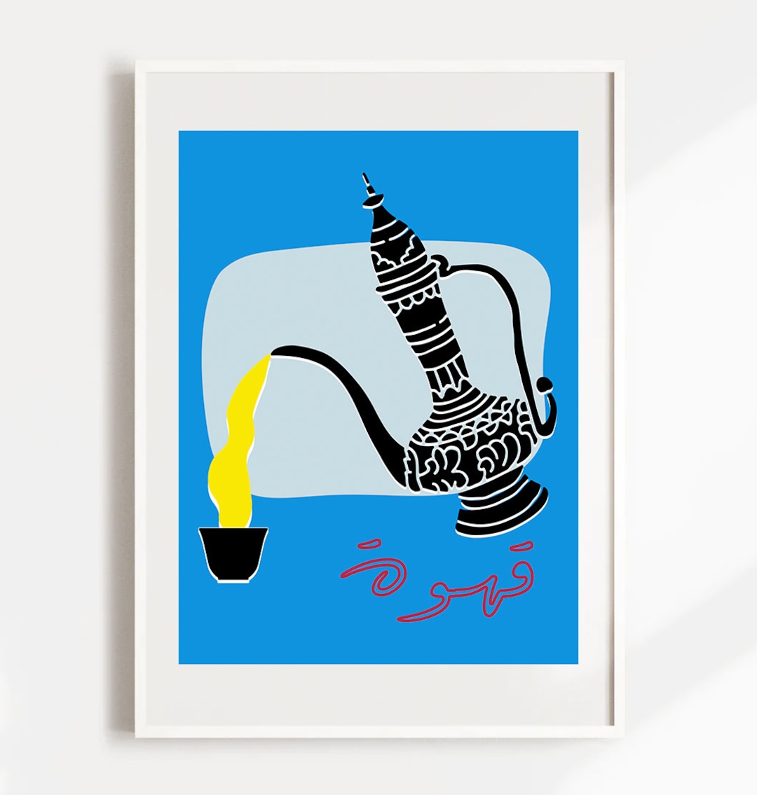 Coffee Arabic Poster Set, Qahwa, Arabic Poster Print Download, Museum ...