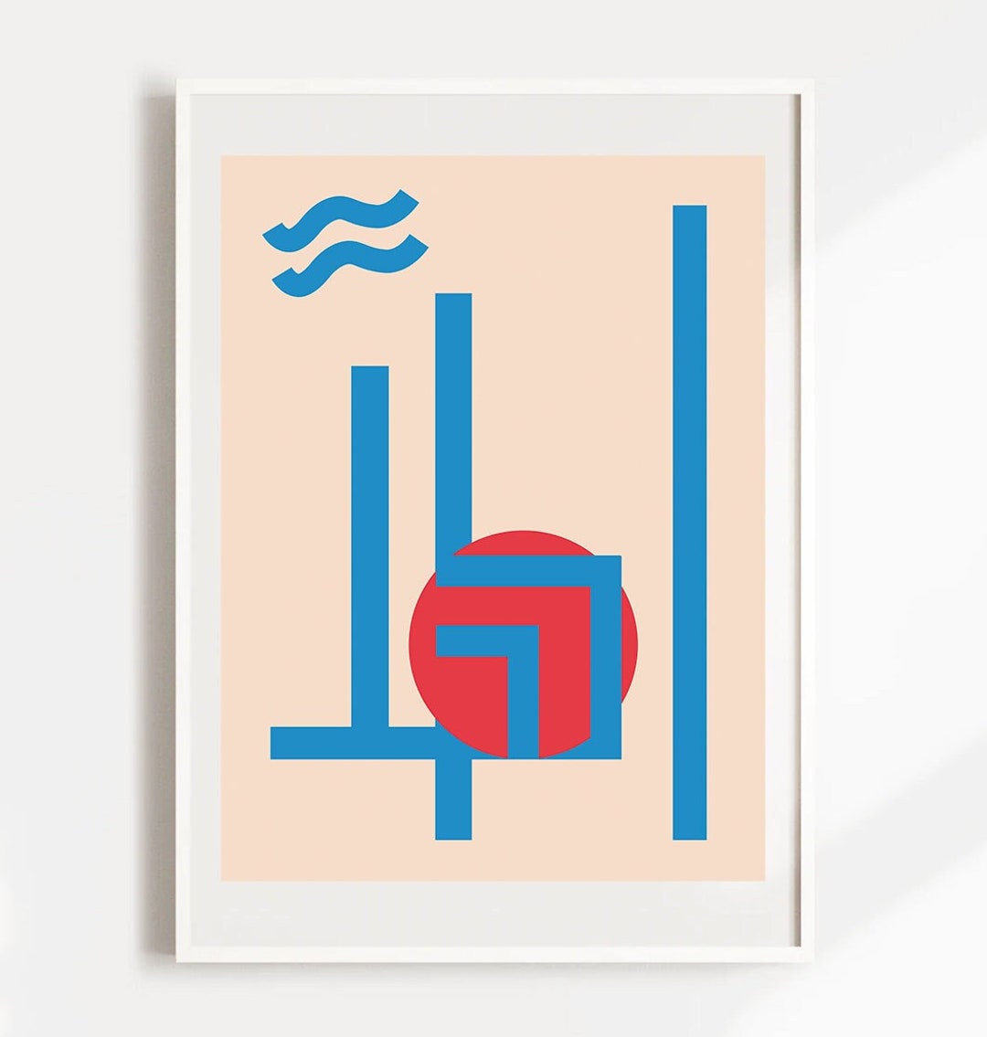 Ahlan Arabic Print, Geometrical, Arabic Poster Print Download, Museum ...