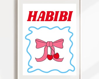 Tarbush Basha Illustration, Arabic Poster Print Download, Museum Poster ...