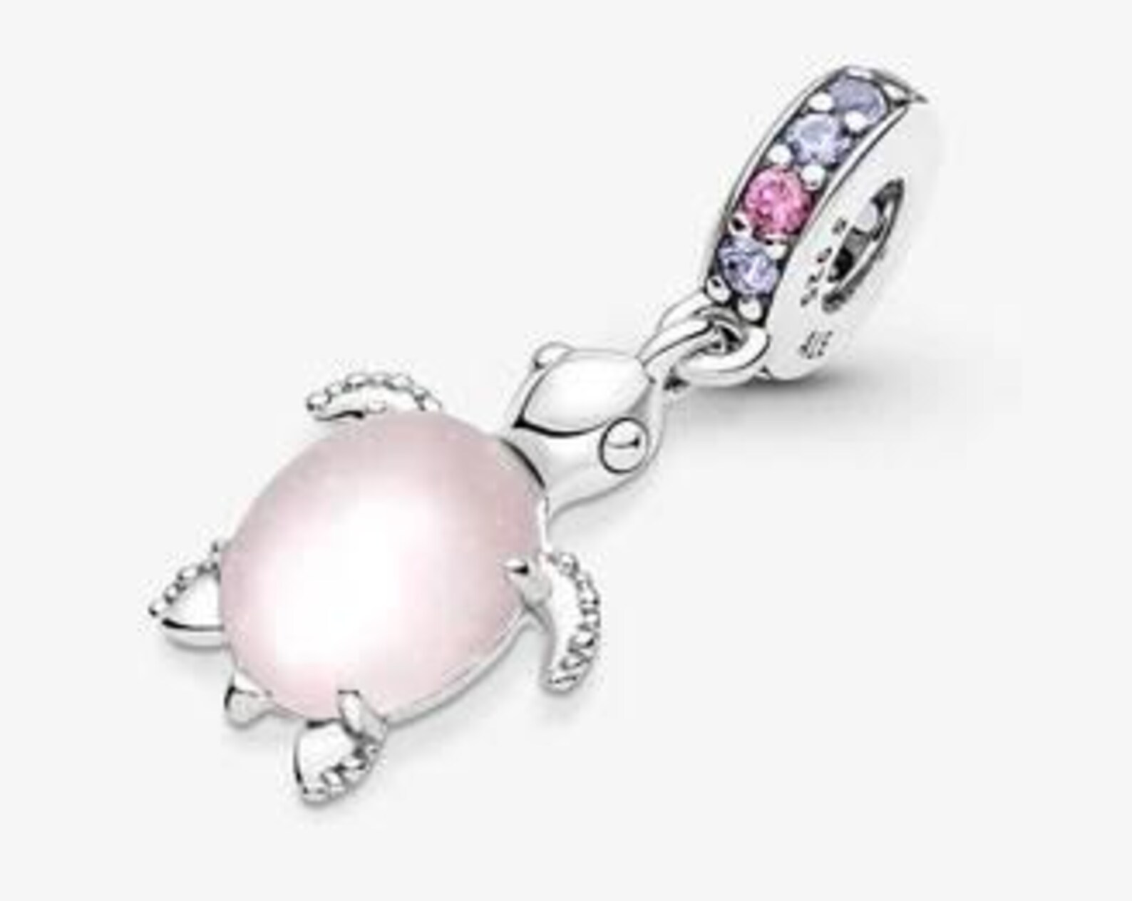 Pink Turtle Murano Glass Pandora Charm Sparkling CZ Thanksgiving ...
