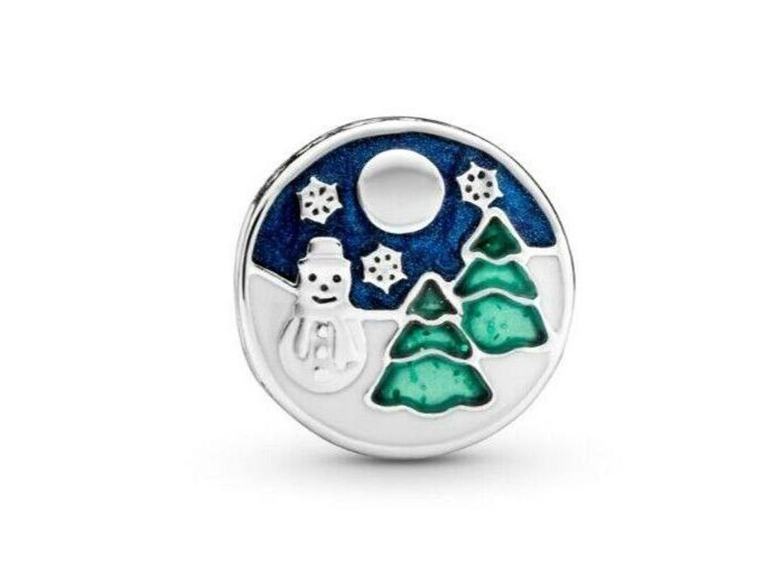 Snowman Christmas Tree Pandora Charm S925 ALE Irish Green After ...