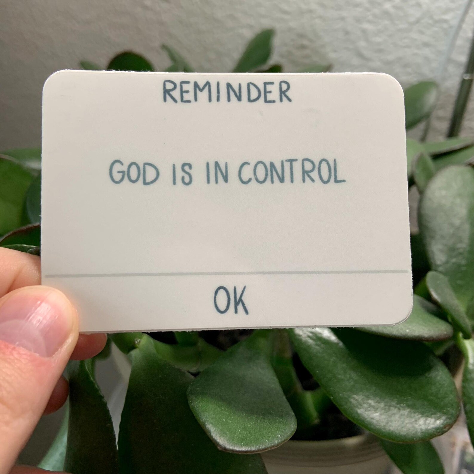 God is in Control Sticker - Waterproof Vinyl Faith Decal - Etsy