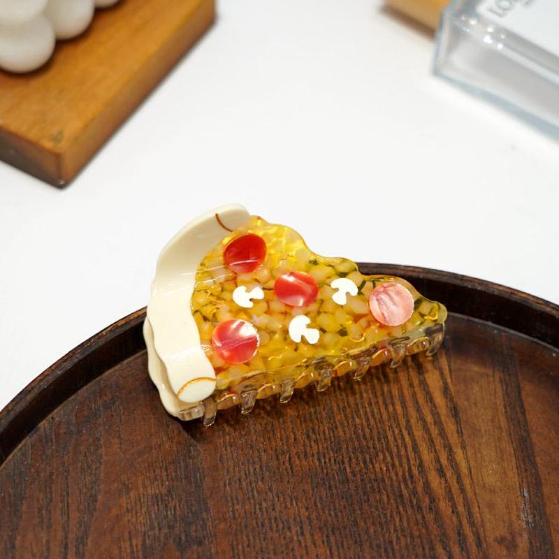 Pizza Hair Clip - Etsy