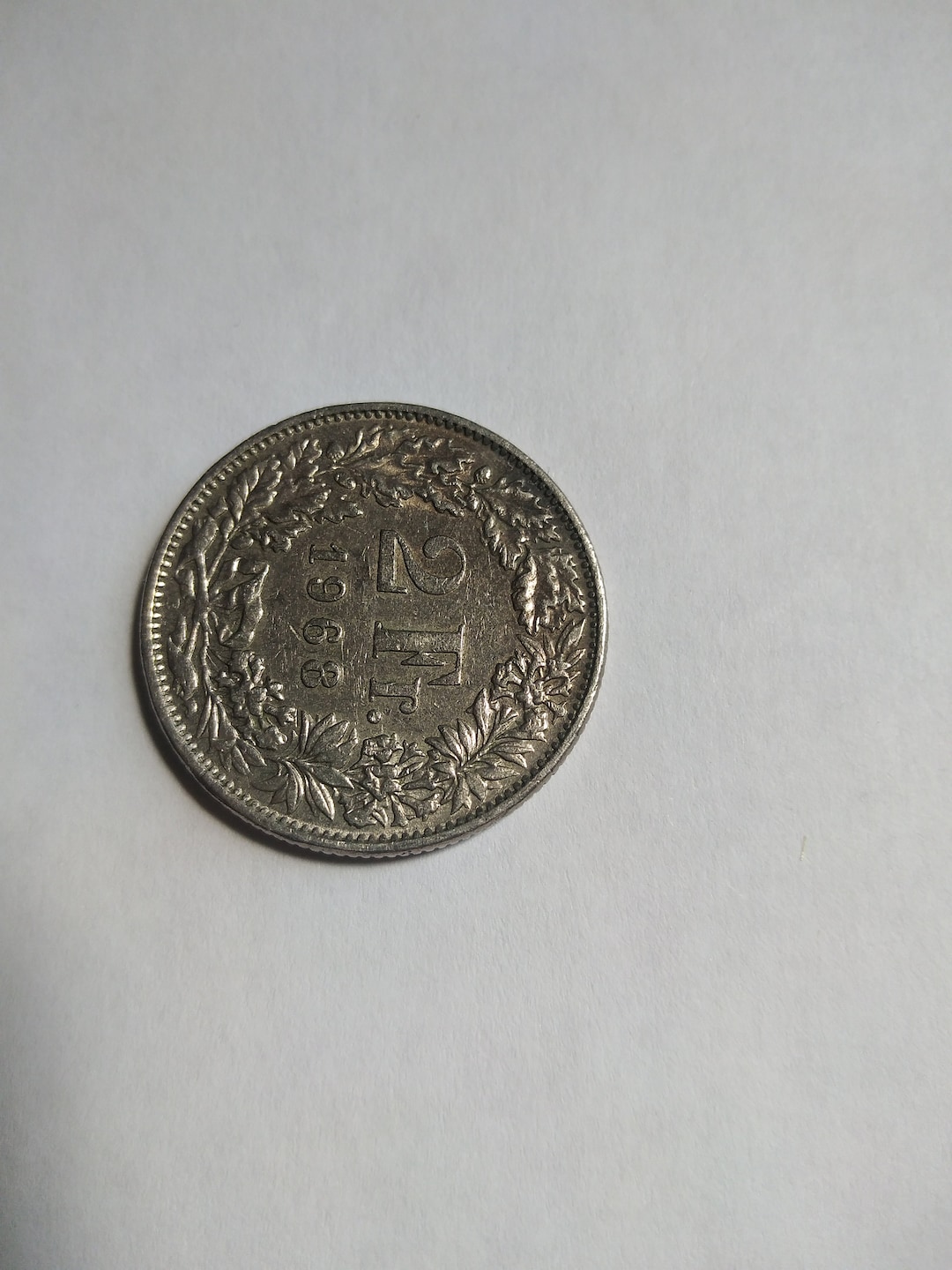 1968 2 Fr. HELVETIA, 2 FRANCS 1968 SWITZERLAND - Etsy