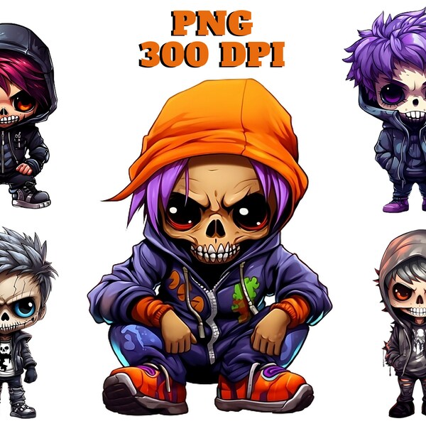 Skull Boy Clipart, Graffiti Street Art, Shirt Sublimation PNG, Cool ...