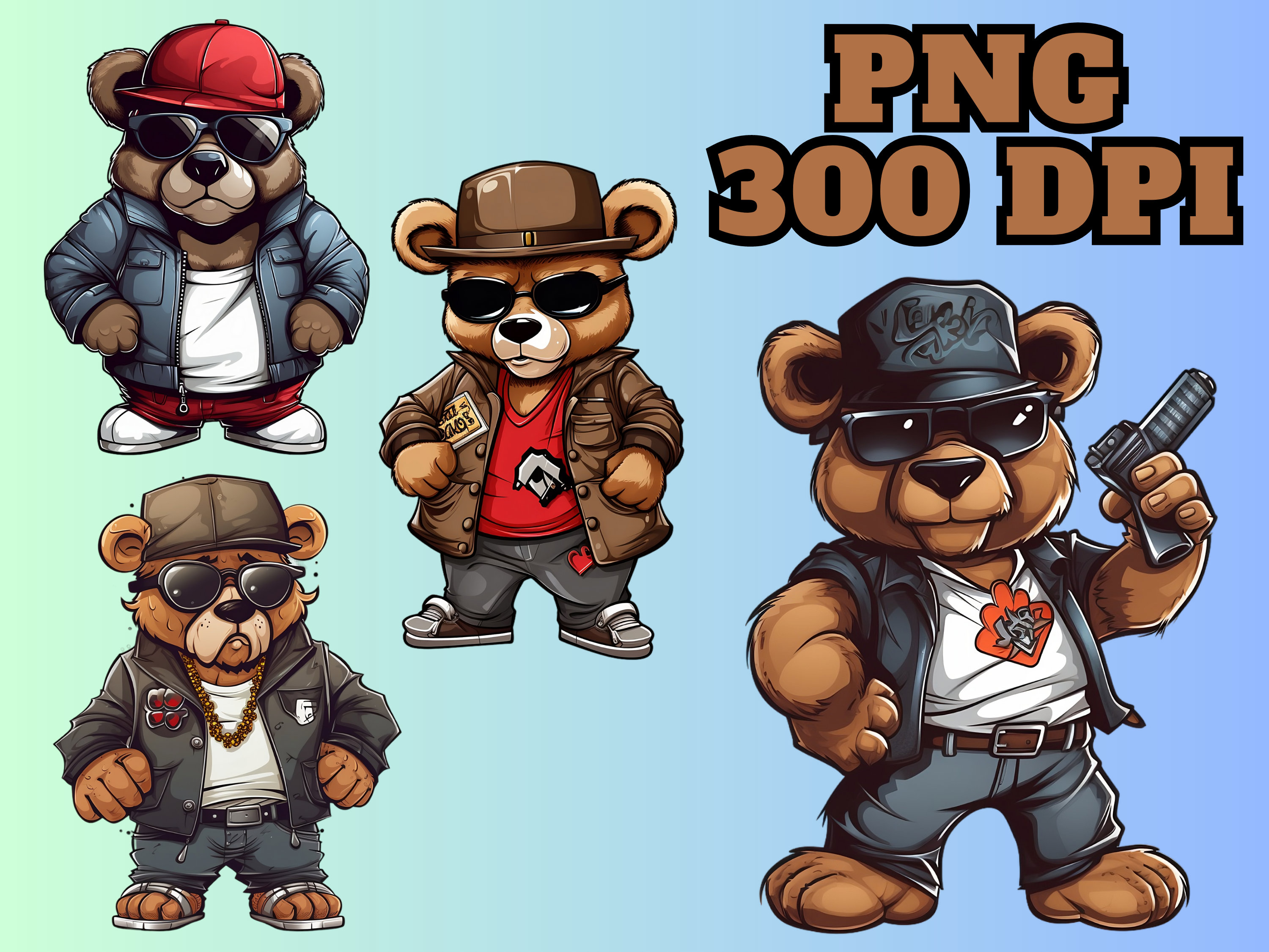 Gangster Bear, Graffiti Street Art, Shirt Sublimation, Cool Graffiti ...