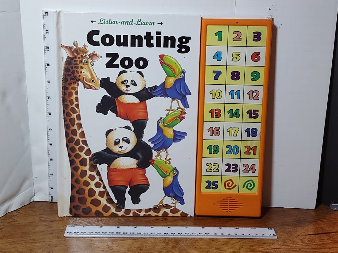 Listen and Learn Counting Zoo children's Sound Book - Etsy