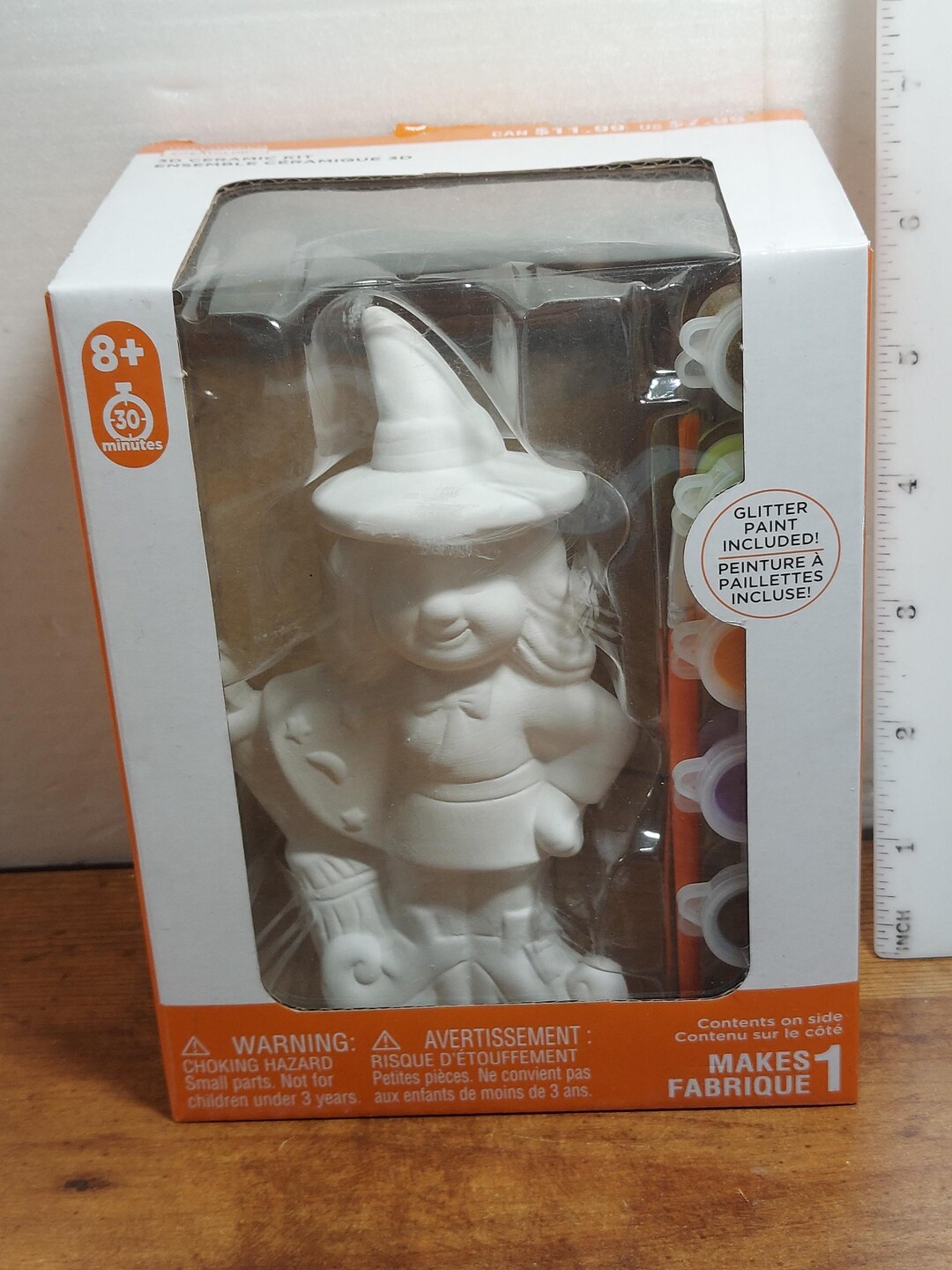 Creatology Halloween 3D Ceramic Craft Kit Witch DIY With Glitter Paint ...