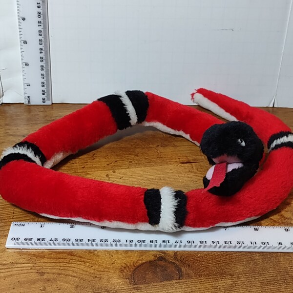 Red Snake Plush - Etsy