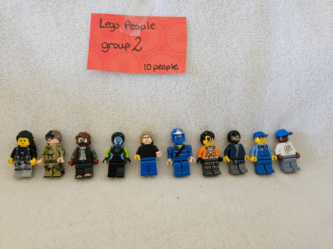 Lot of 10 Complete Lego People - Etsy