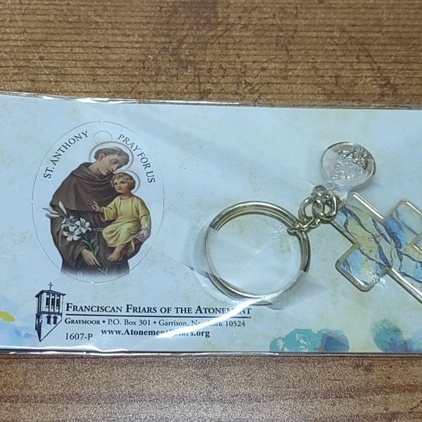 St Anthony Keychain - Etsy