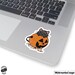 Halloween Candy Cat Sticker - Glossy Waterproof Vinyl, Sweet Kitty ...