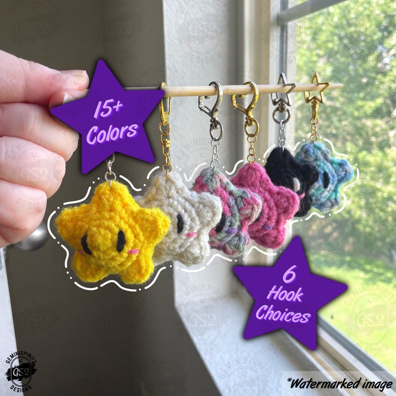 Star Keychain - Etsy