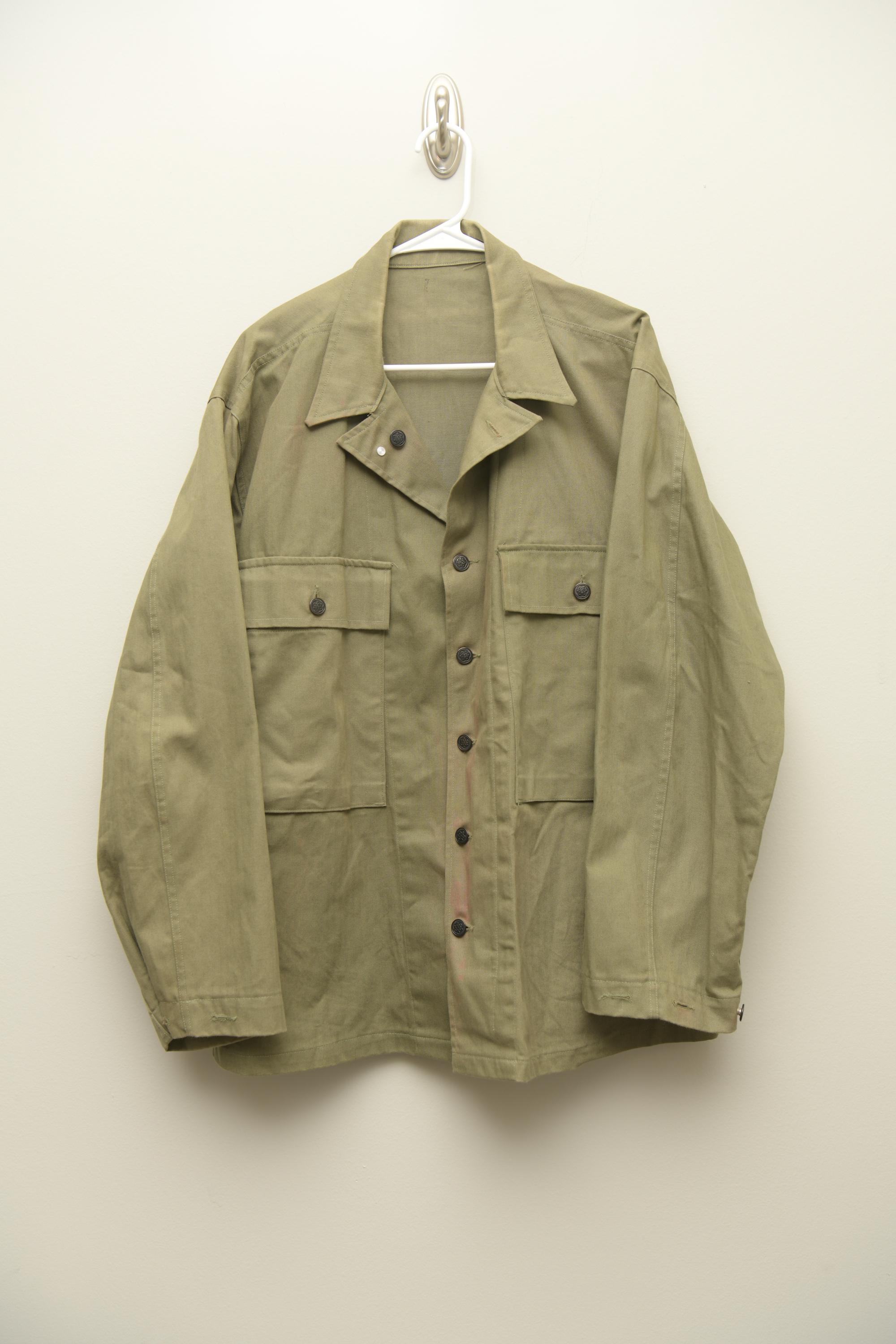 WW2 Style Reproduction U.S. Army 2nd Pattern HBT Top Jacket Herringbone ...