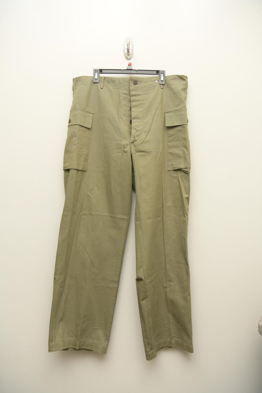 WW2 Style Reproduction U.S. Army 2nd Pattern HBT Pants Herringbone Size ...