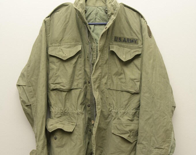 Damaged Vintage M65 U.S. Army Field Jacket Military Made '60s Size ...