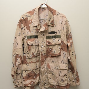 Vintage Commercial US Army Desert Camo 6 Color DBU Top Medium Regular ...