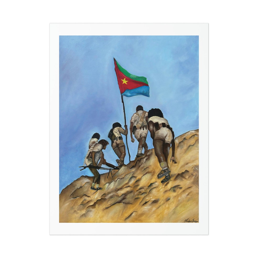 Eritrean Independence Oil Painting Print - Etsy