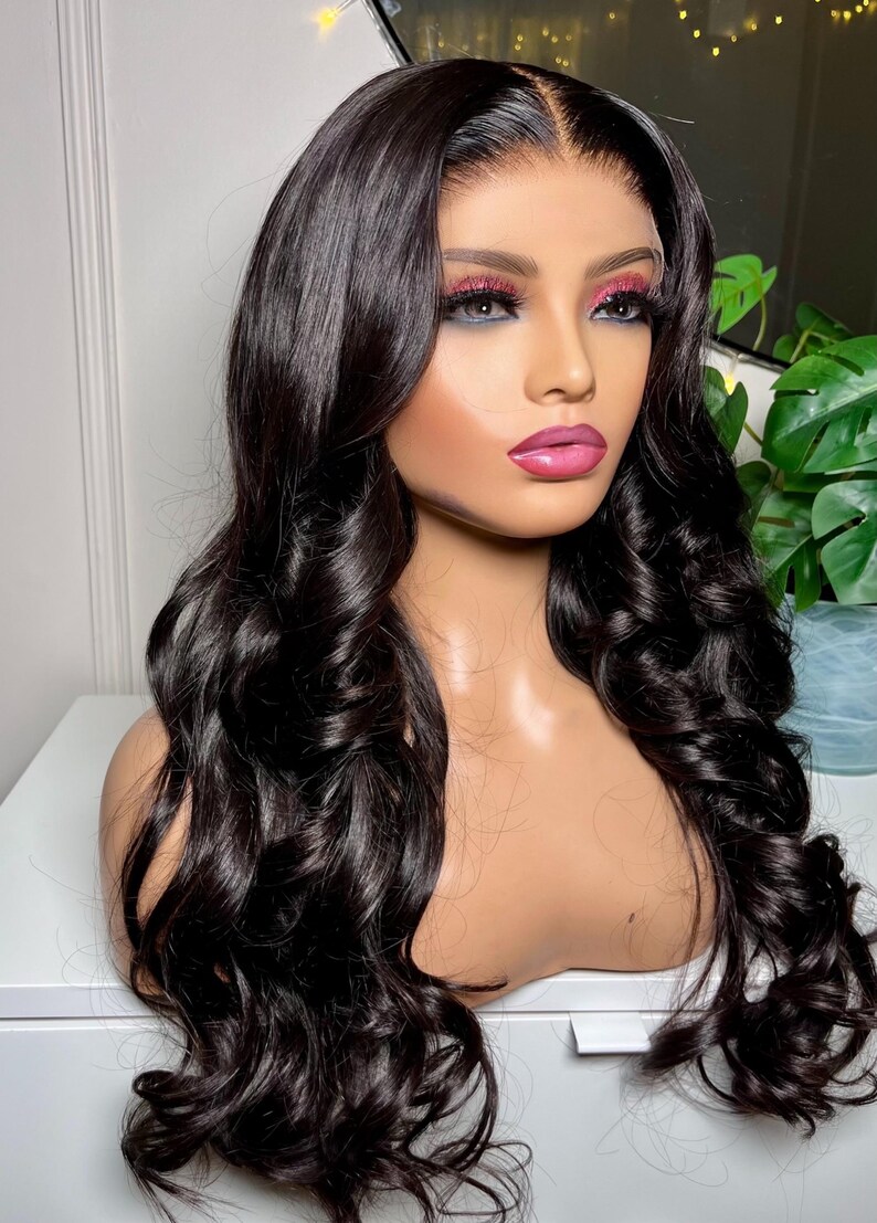 Luxury Virgin Preplucked Prestyled 5x5 HD Lace Glueless Wig - Etsy