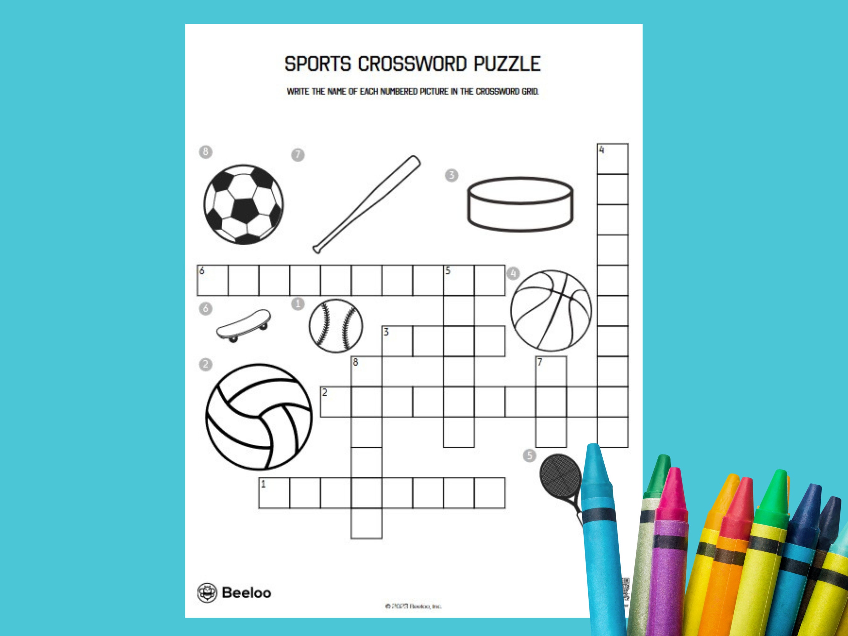 Sports Birthday Party Printable Activity Packet for Kids Ages 5-8 - Etsy