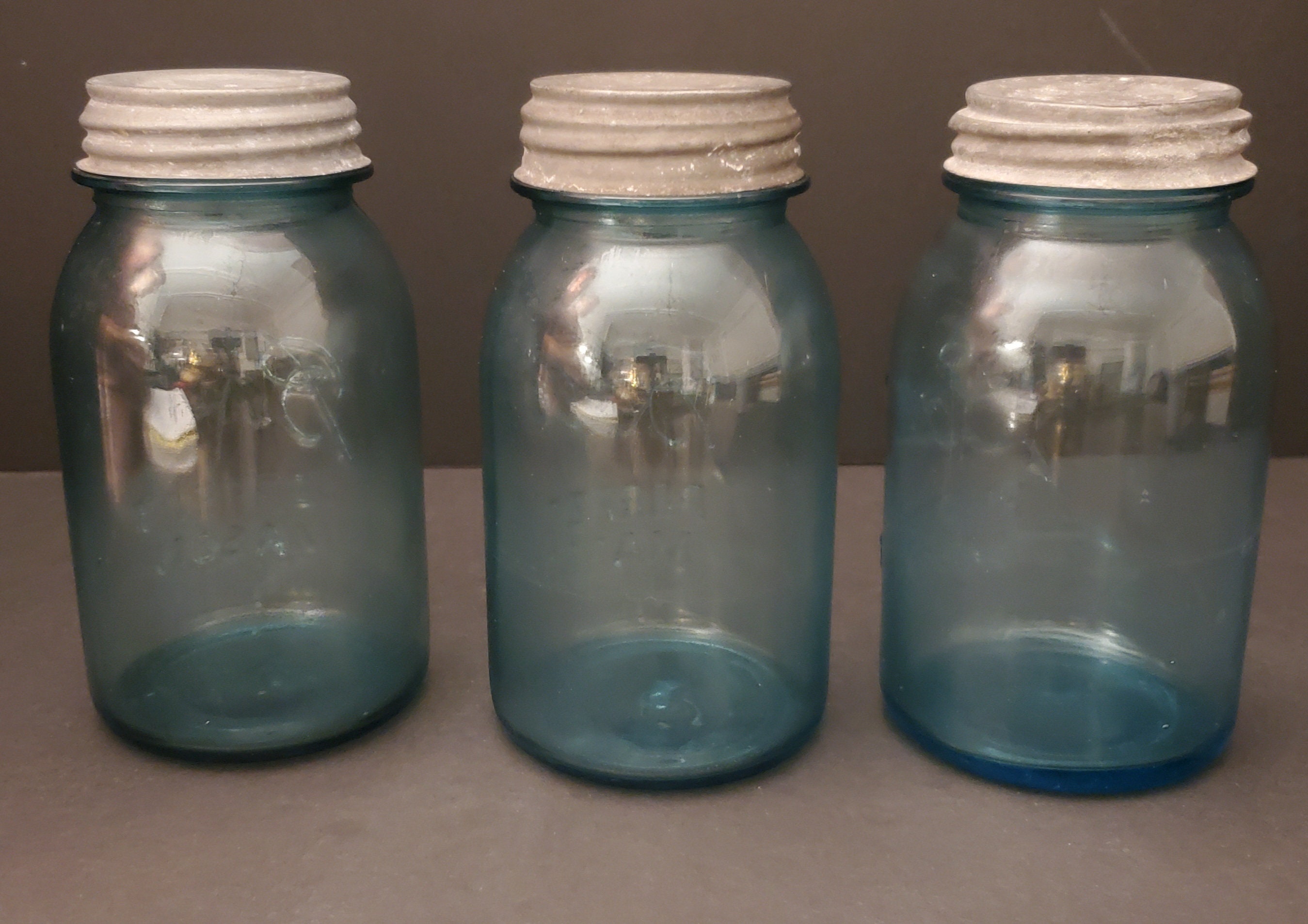 1923-1933 Ball Quart Canning Jars. Set of 3. Perfect Mason Jars With ...