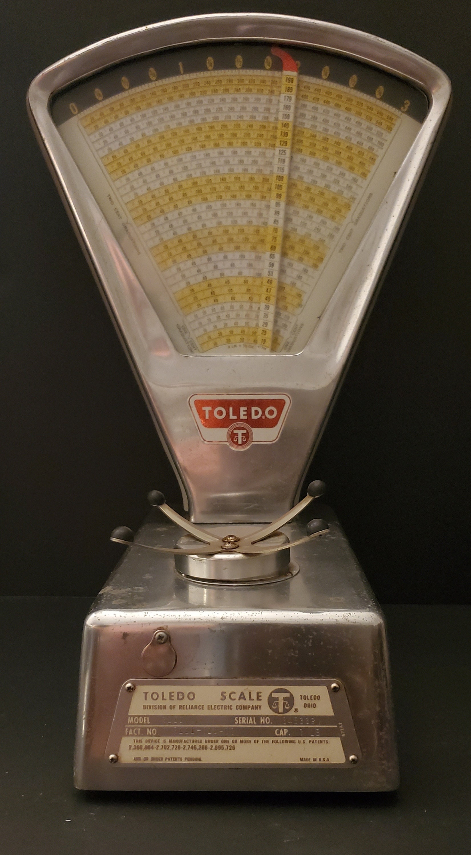 Vintage Toledo 3lb Scale. Model 3111. Toldeo Scale. - Etsy