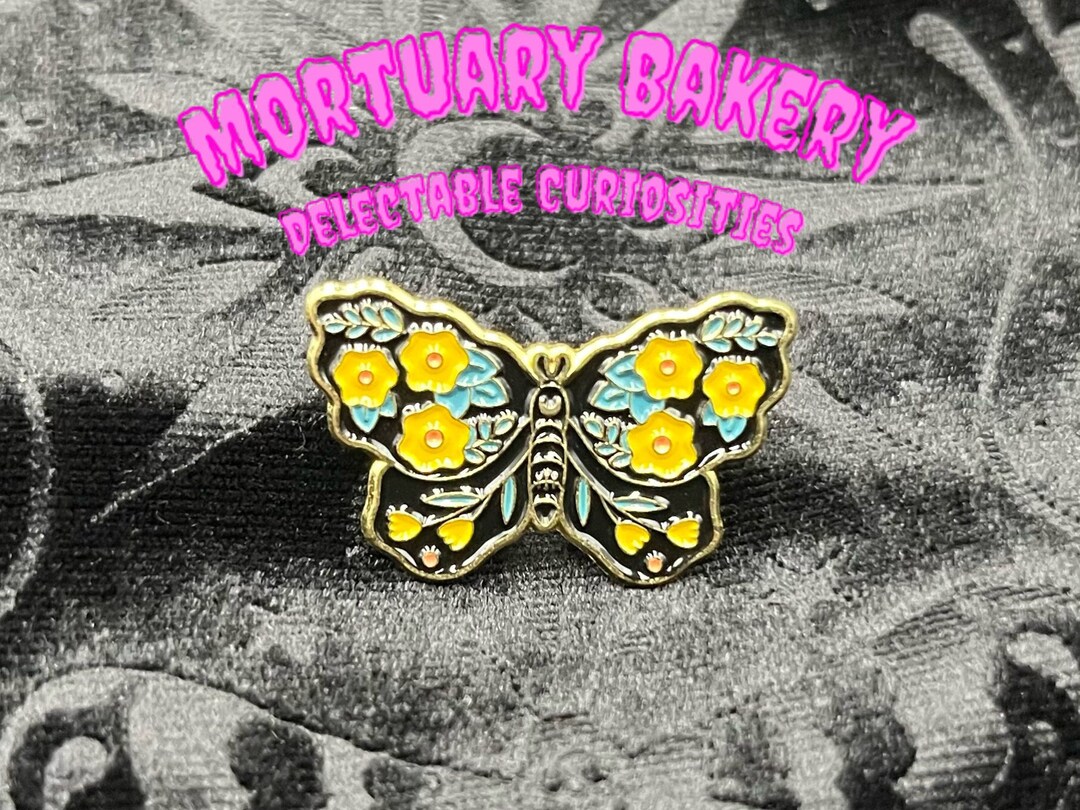 Butterfly Enamel Pin, Enamel Pin, Butterfly, Pastel Enamel Pin ...