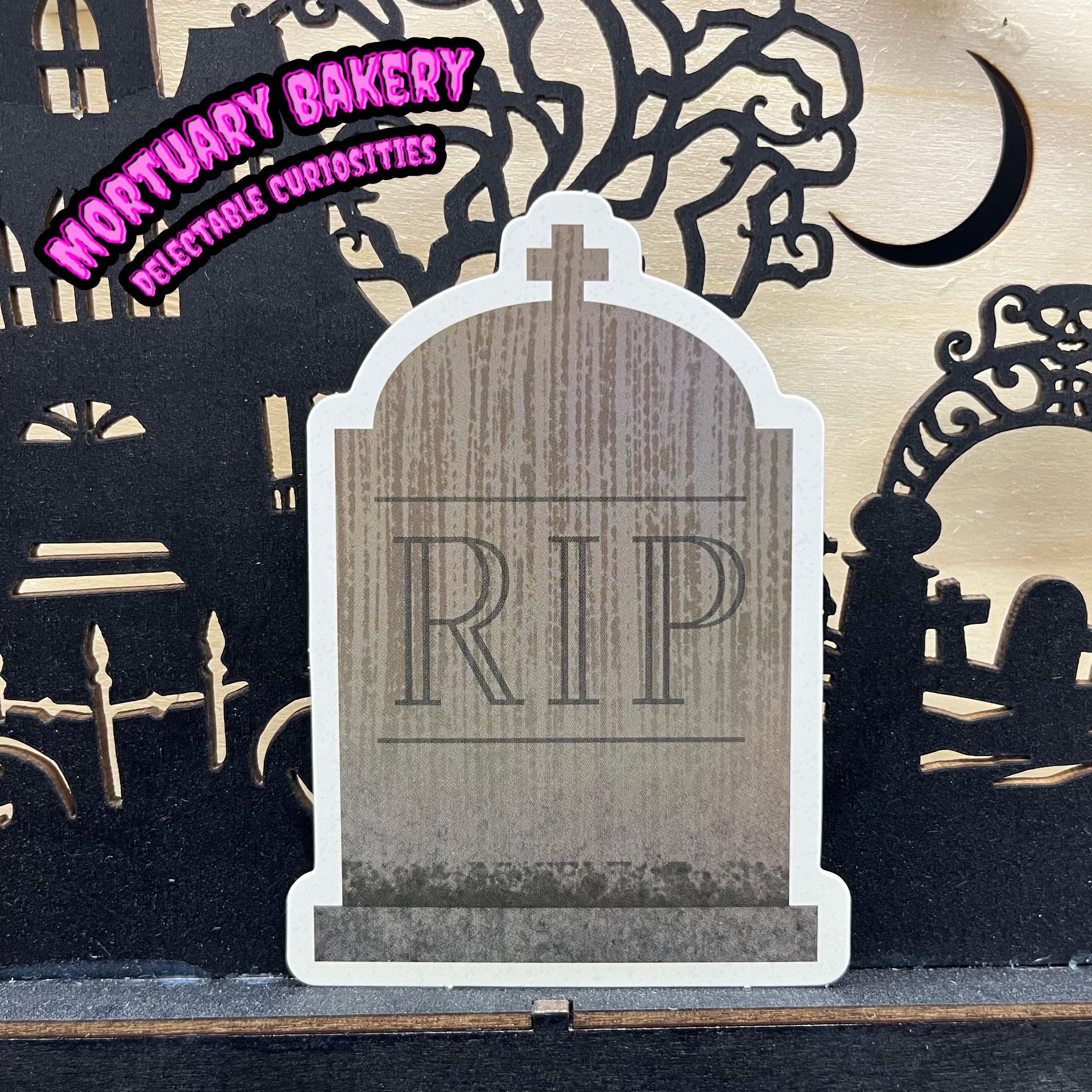 Tombstone, Tombstone Sticker, Halloween Tombstone, Sticker, Halloween ...