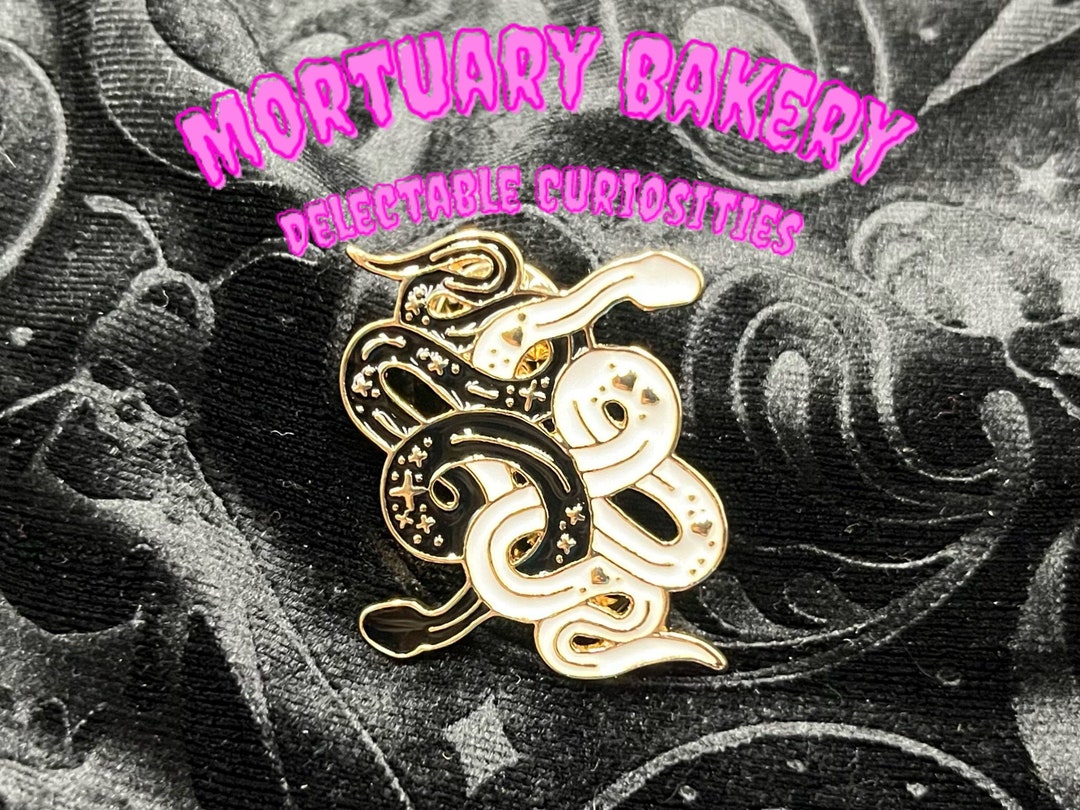 Snake Pin, Snake, Pin, Snake Collar Pin, Viper Snake Pin, Snake Brooch ...