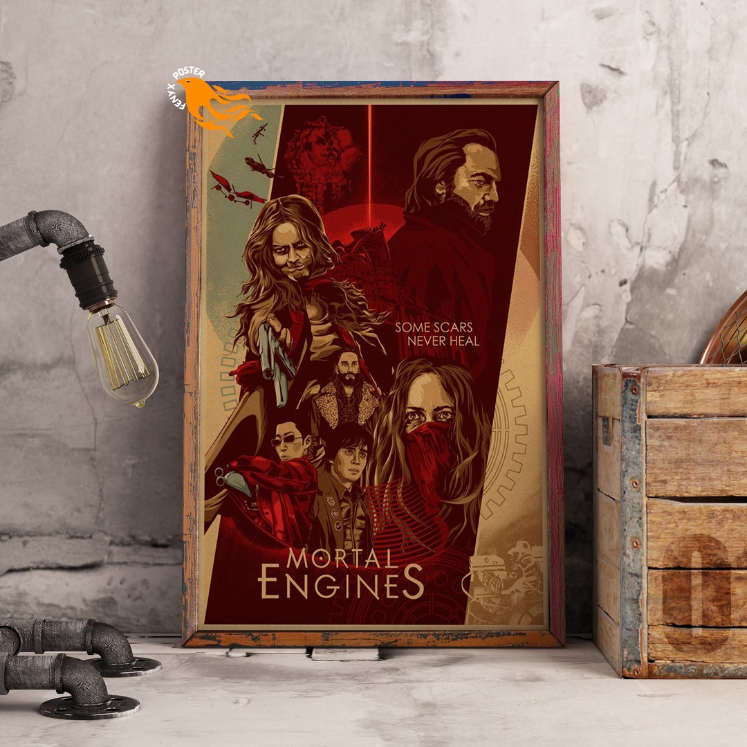Mortal Engines Retro Poster, Kraft Paper Print, Movie Wall Art Gift - Etsy