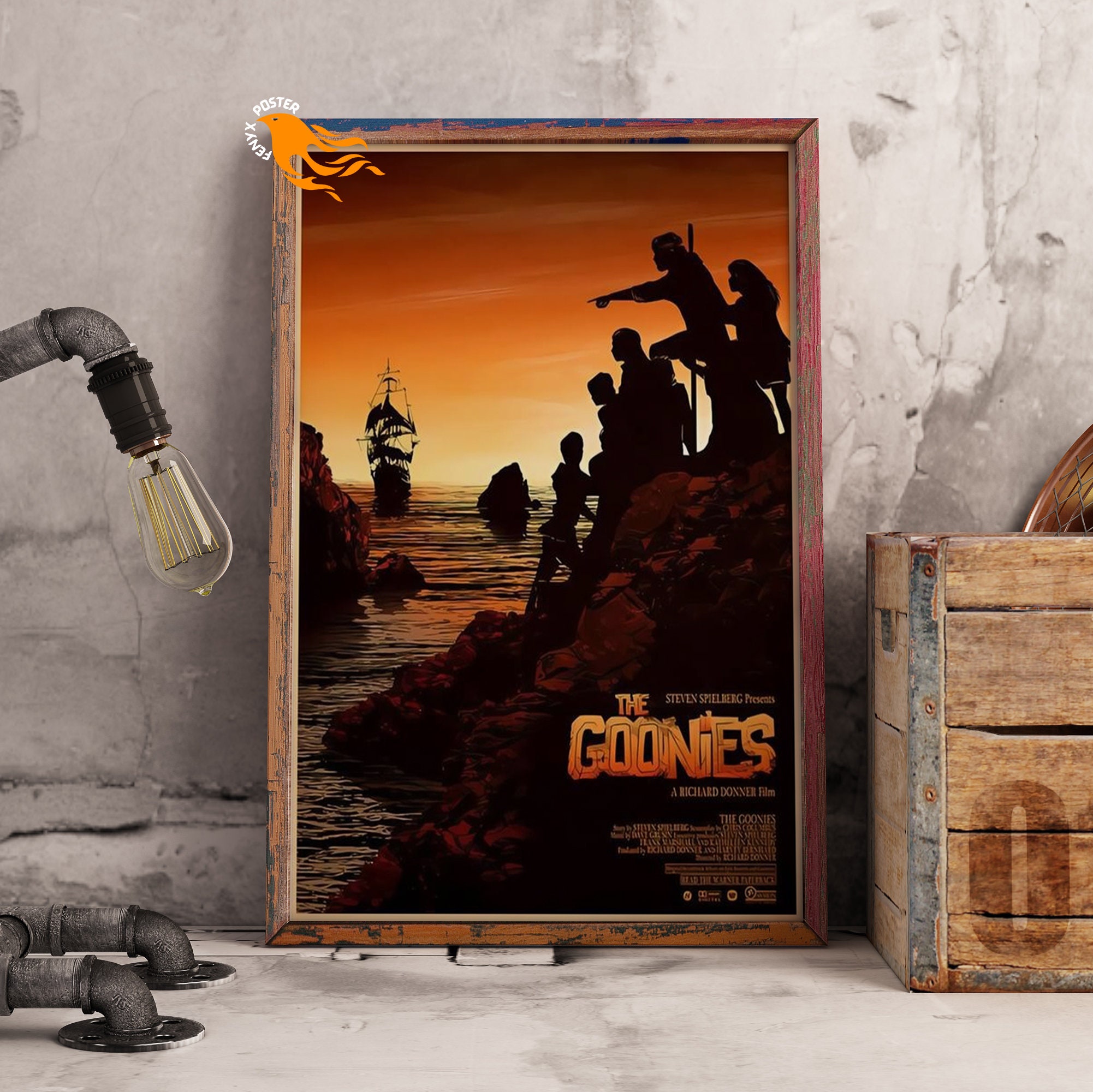 The Goonies Retro Poster, Kraft Paper Print, Movie Wall Art Gift sold by Rusty Profession | SKU ...