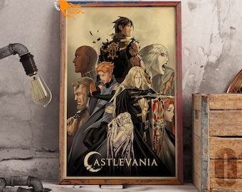 Castlevania Retro Poster Kraft Paper Print Movie Wall Art - Etsy