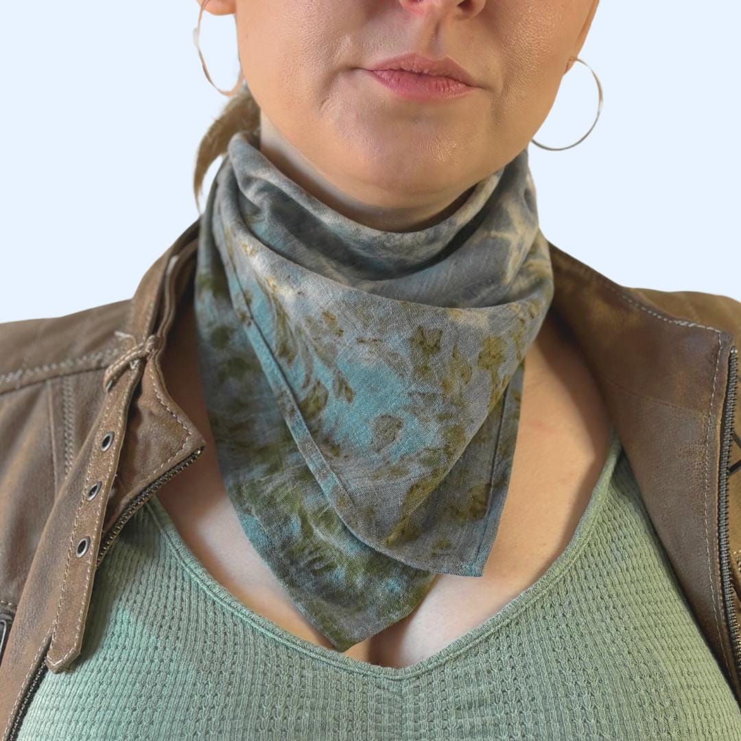 Linen Khadi Cotton Bandana - Etsy