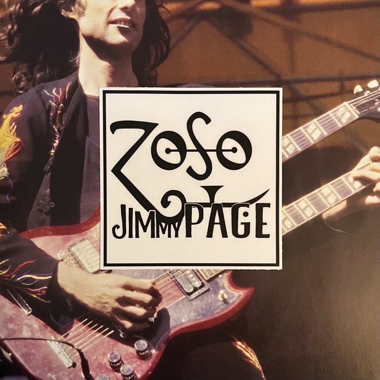Jimmy Page - Led Zeppelin Sticker - 3” - Free Domestic Shipping ...