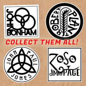Jimmy Page - Led Zeppelin Sticker - 3” - Free Domestic Shipping ...
