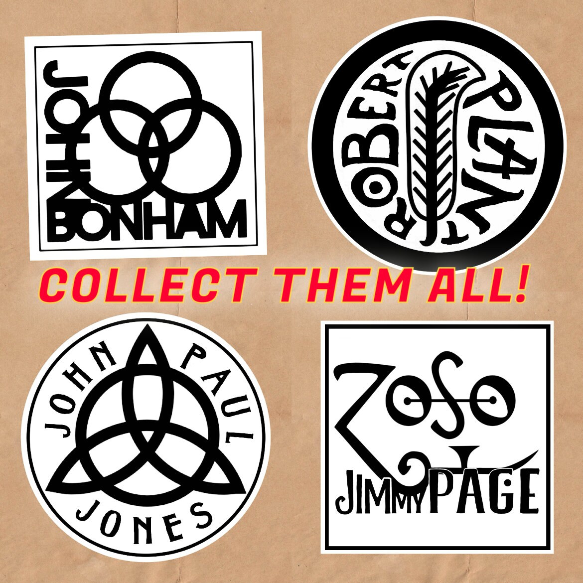 John Bonham - Led Zeppelin Sticker - 3” - Free Domestic Shipping ...