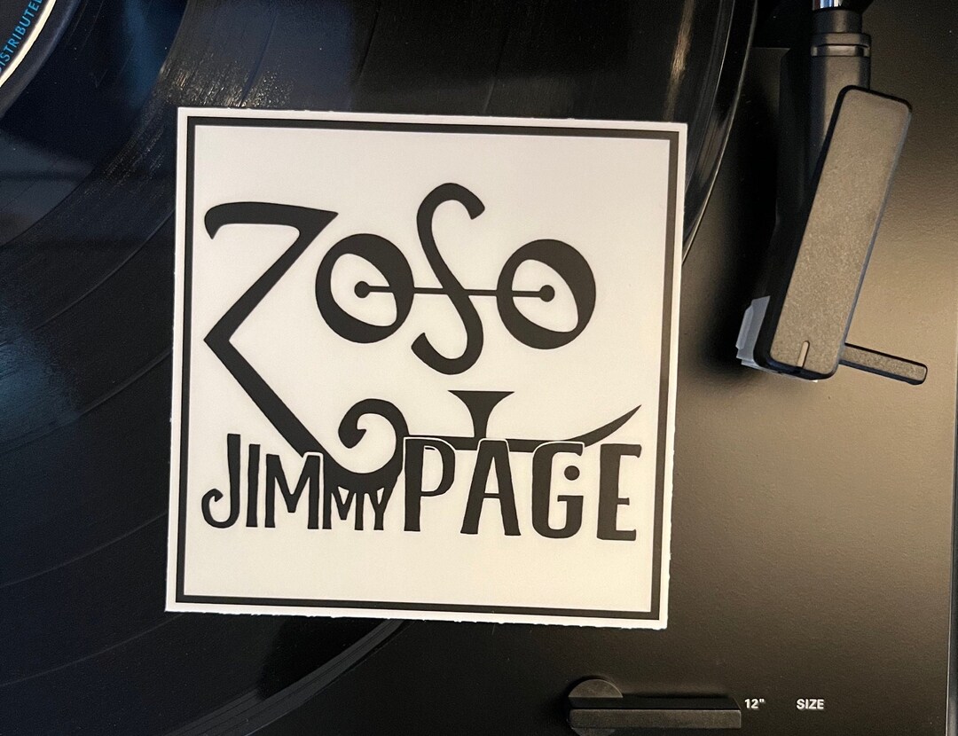 Jimmy Page - Led Zeppelin Sticker - 3” - Free Domestic Shipping ...