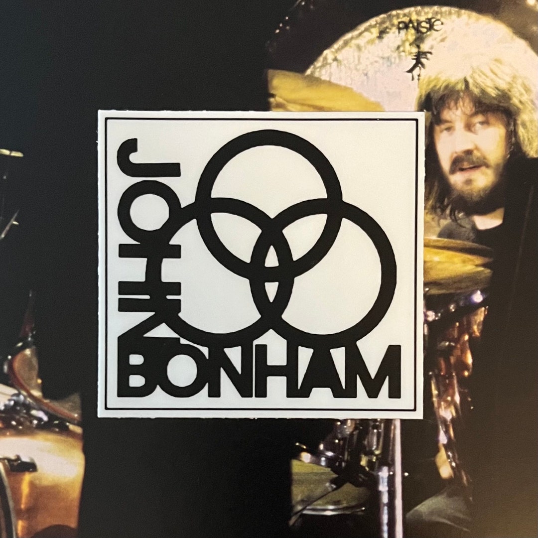 John Bonham - Led Zeppelin Sticker - 3” - Free Domestic Shipping ...