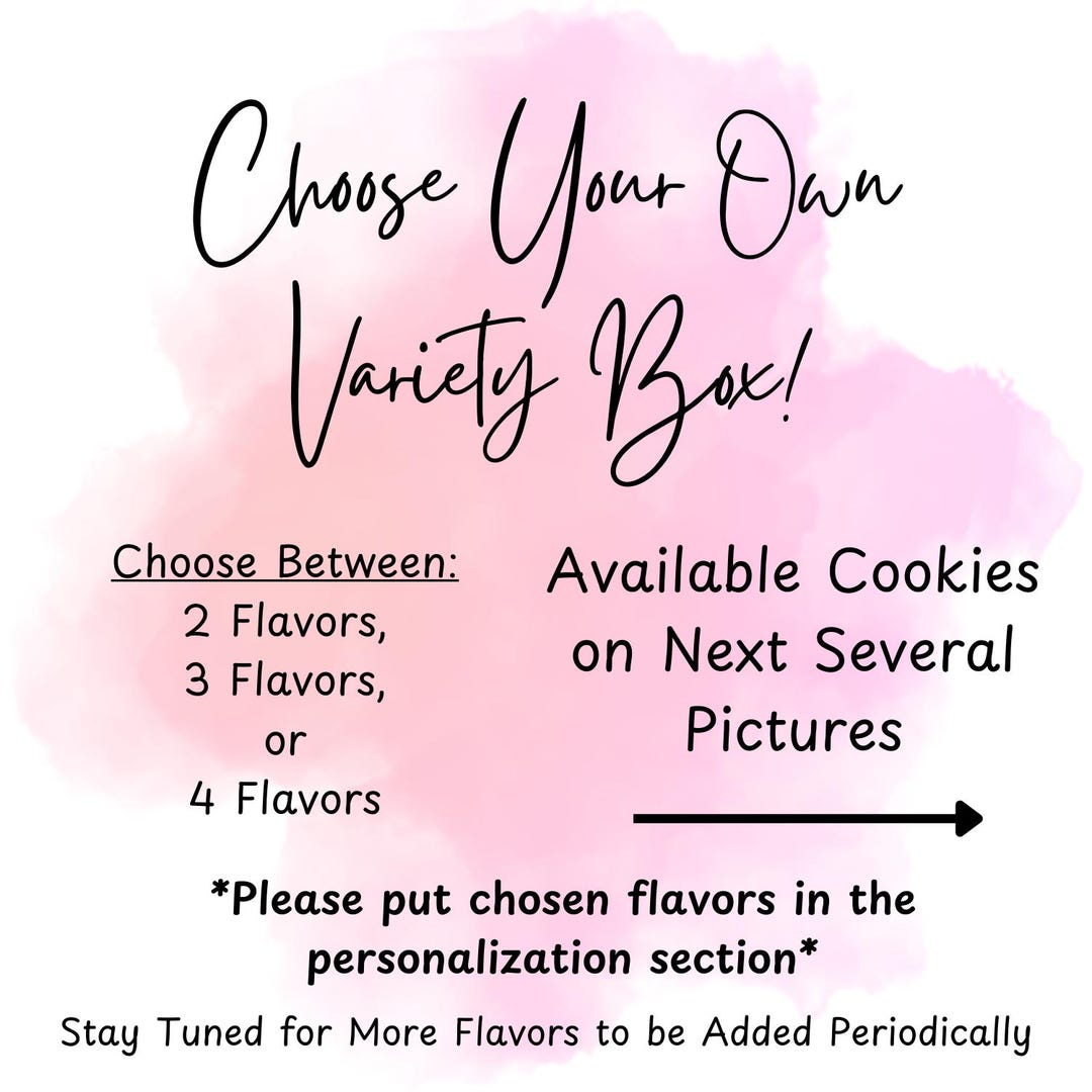 Cookie Variety Box - Etsy