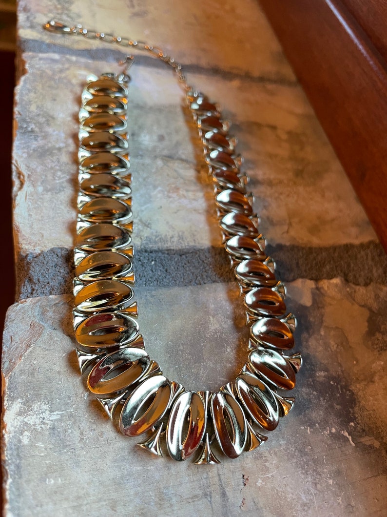 Vintage Lisner Gold Tone Choker Necklace - Adjustable - Etsy
