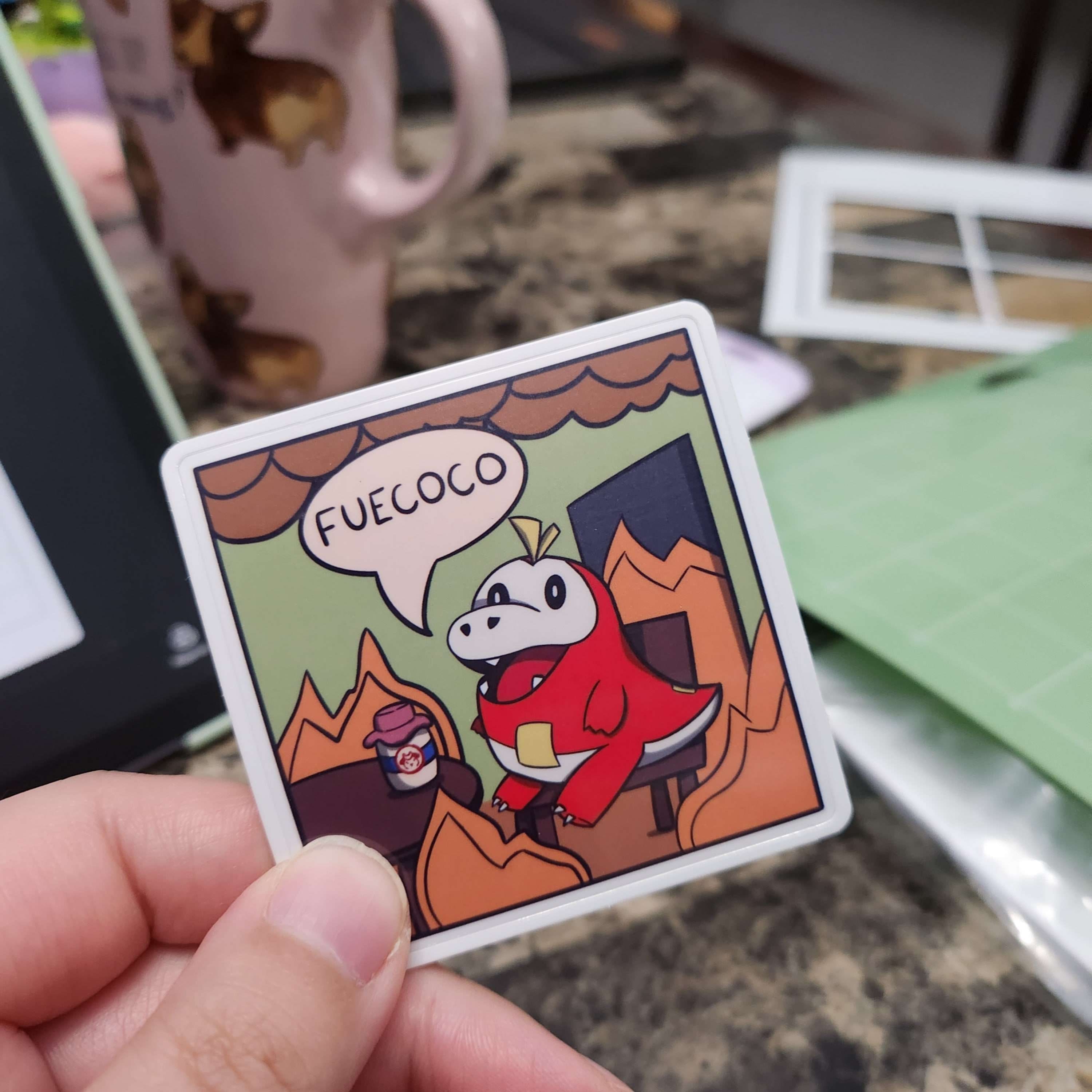 This is Fine Fuecoco Sticker - Etsy