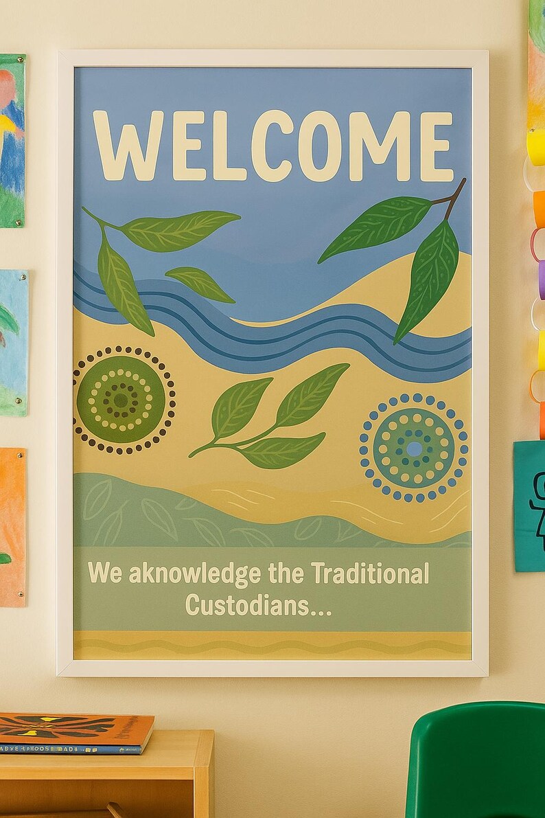 Welcome to Our Classroom Poster – Aboriginal Designed Printable | First ...