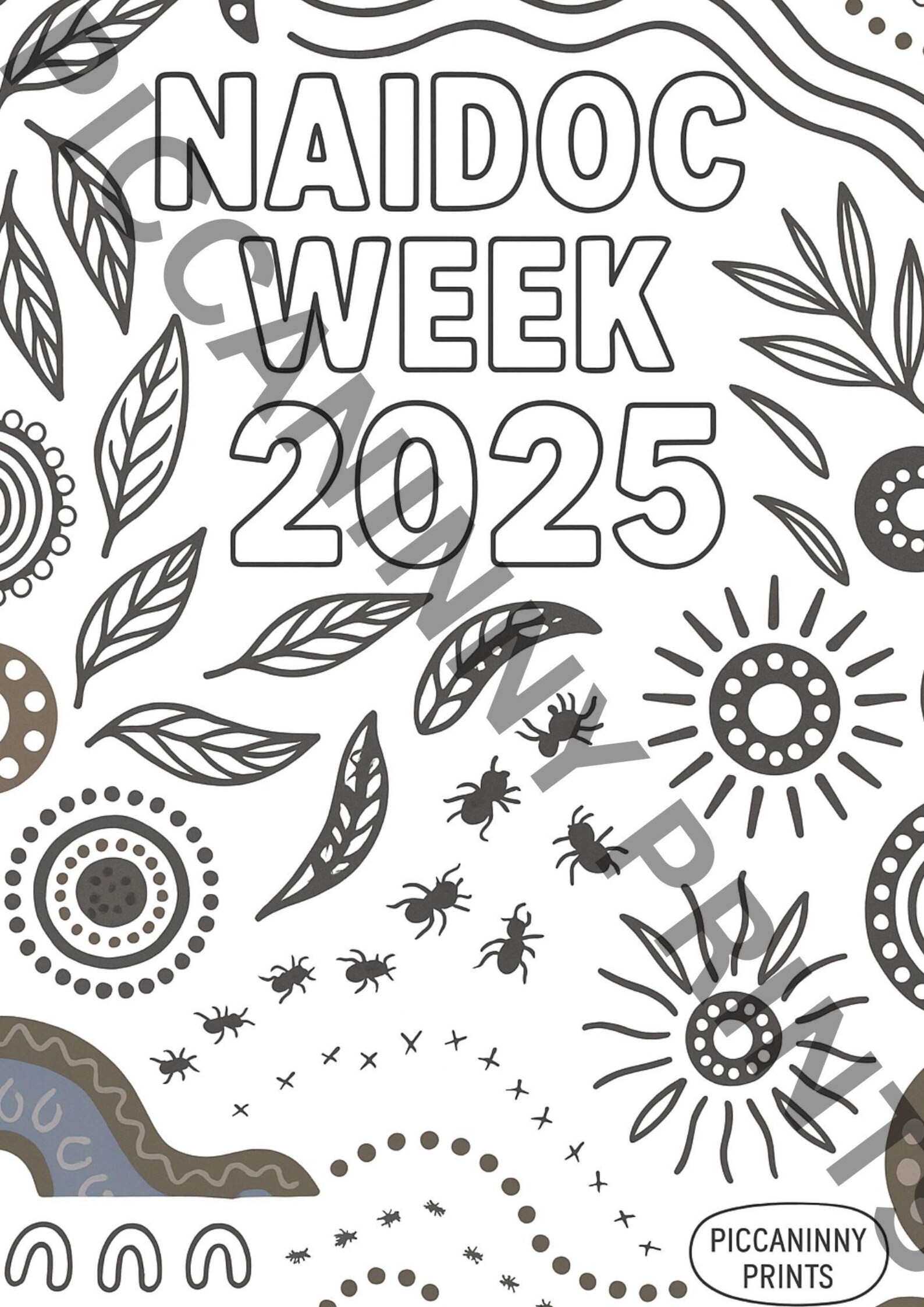 NAIDOC Week 2025 Colouring Sheets | A4 Printables | Classroom Activity ...