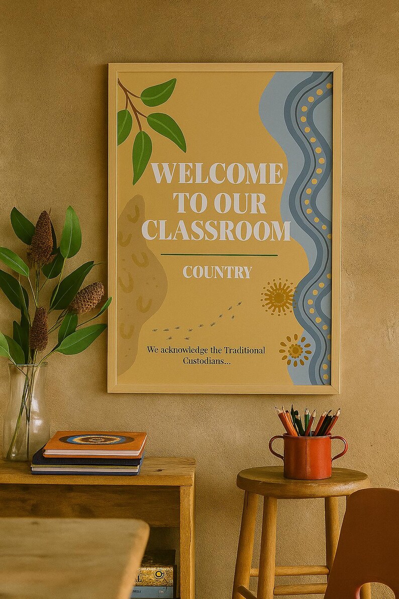 Welcome to Our Classroom Poster – Aboriginal Designed Printable | First ...