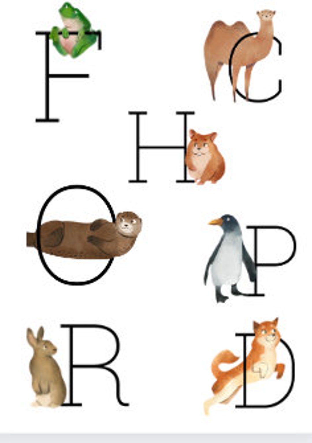 Alphabet Creatures - Etsy